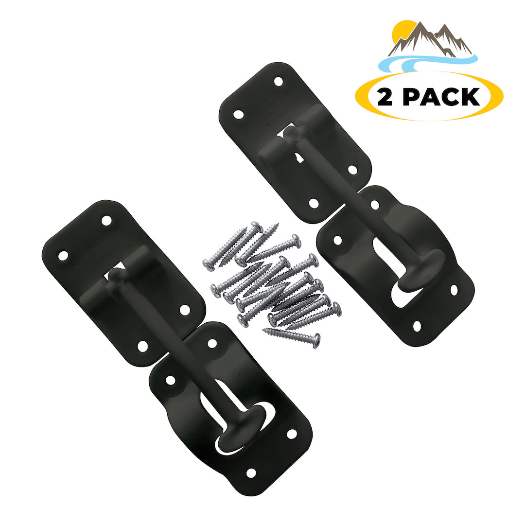 Camp'N RV Trailer Camper 3.5" T-Style Door Holder Latch for Entry Stor
