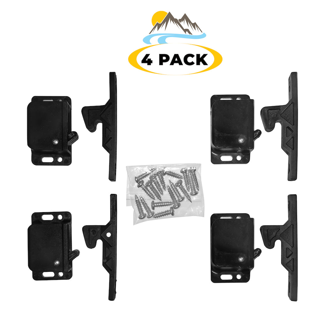 Grabber Catches 10 LB Cabinet Push to Close Latch RV Boat Hardware - 4 ...